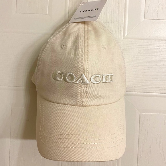 Coach | Accessories | Coach Ball Cap Womens Os Creme | Poshmark
